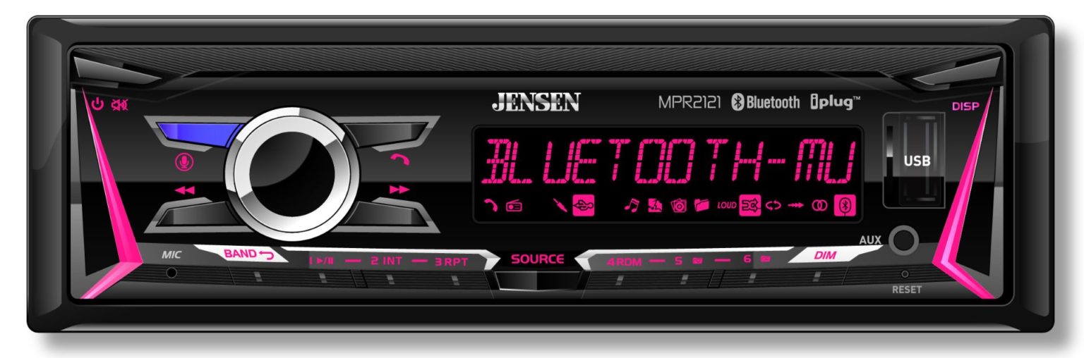 Mechless Receiver with Bluetooth and RGB colors - MPR2121