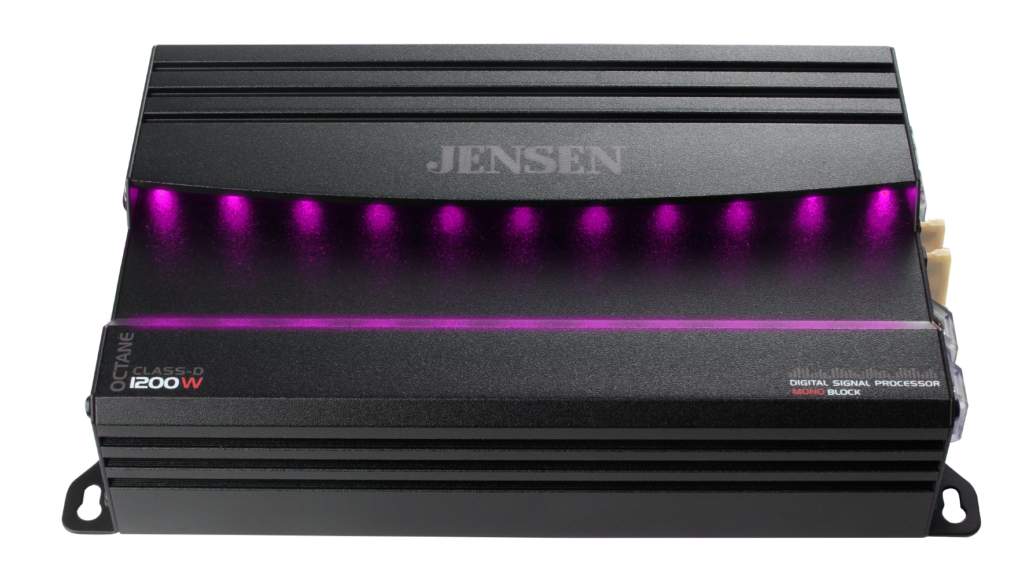 1200 Watt Class D Mono Amp with Bluetooth App Control - XDA91RB - Jensen Mobile